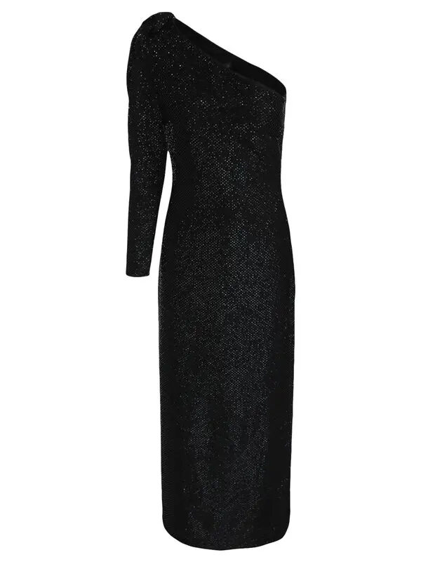 Versace Embellished Evening Gown - Black