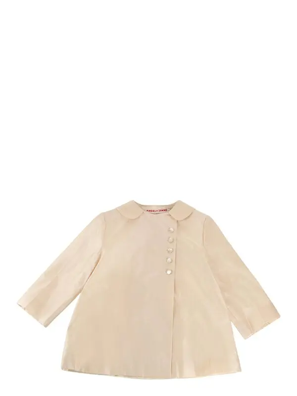 Gucci Long-sleeve Collared Top - Cream