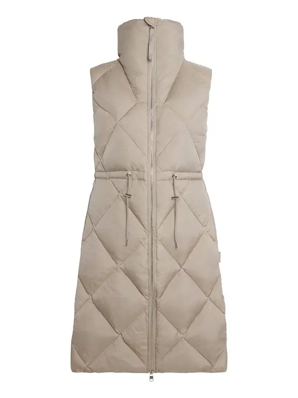 Varley Navine Longline Gilet - Beige
