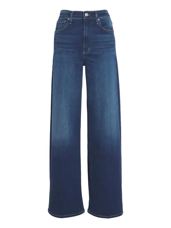 Citizens Of Humanity Lyra Long Wide-leg Jeans - Blue
