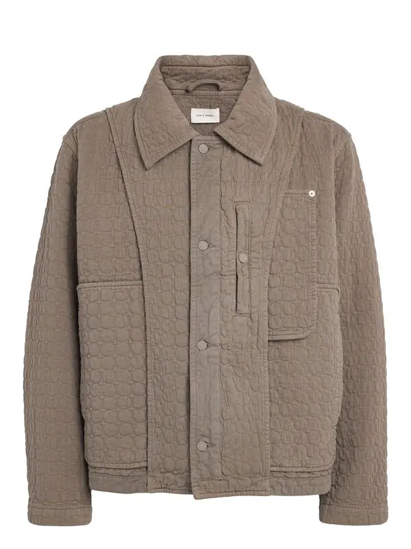 CRAIG GREEN Cotton Quilted Jacket - Beige