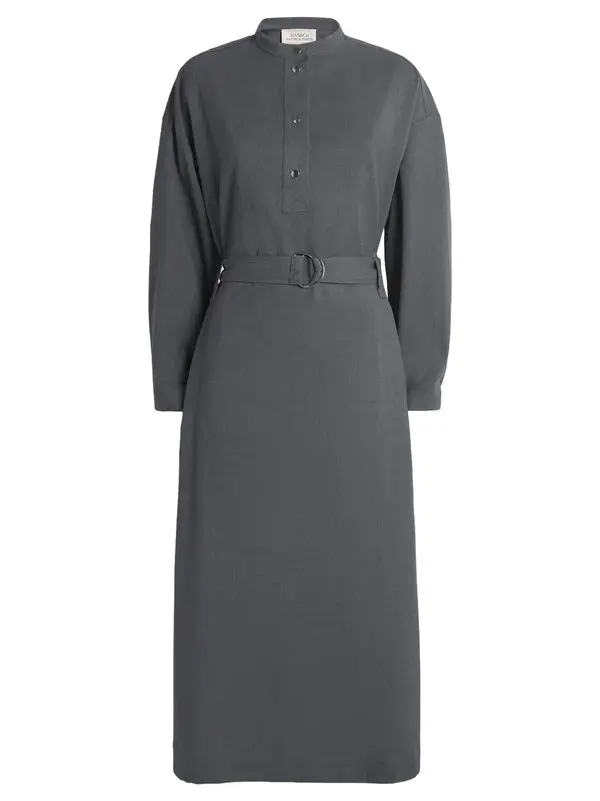 Max & Co. Wool-blend Tailored Midi Dress - Grey