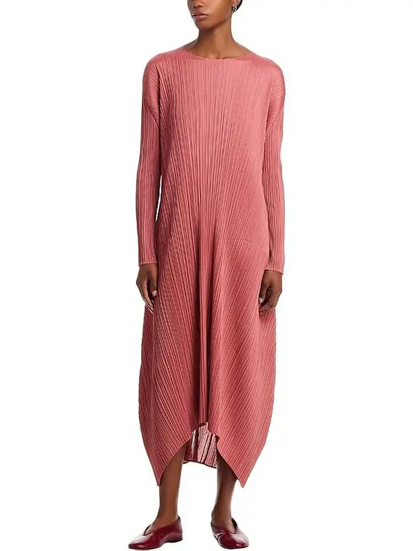 Issey Miyake Monthly Colors October Dress - Coral Pink