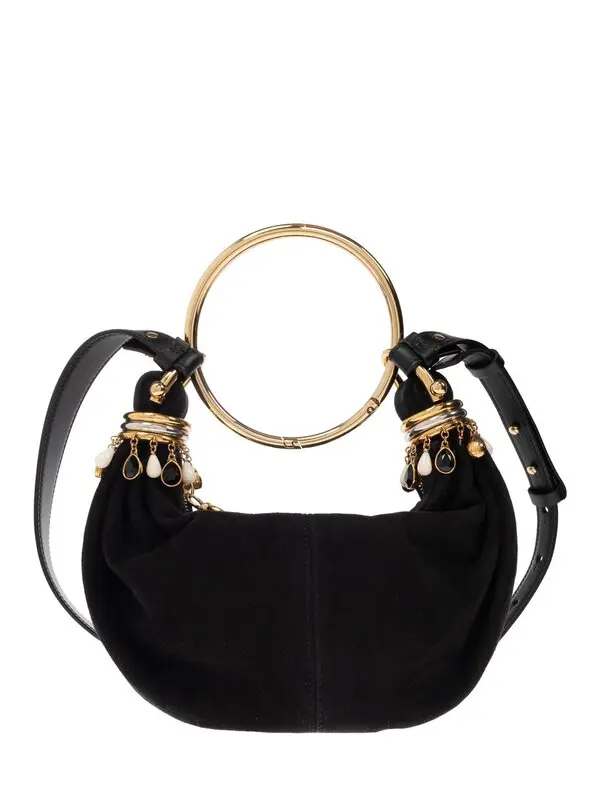 Chloé Bracelet Mini Hobo Bag - Black