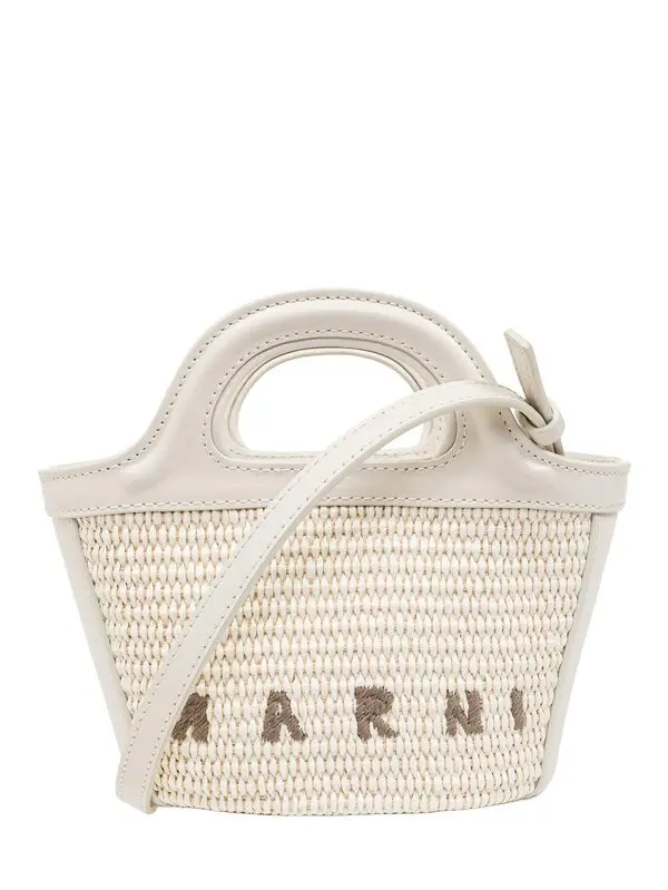 Marni Tropicalia Micro’ Shoulder Bag - White