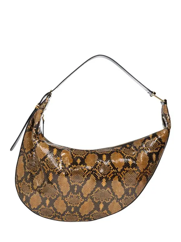 Marni Animal Print Shoulder Bag - Brown