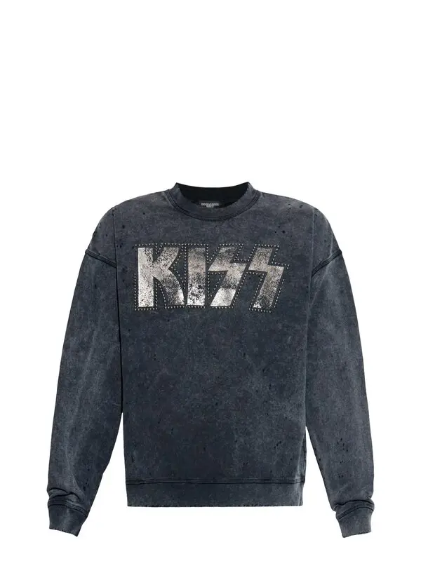 Dsquared2 X Kiss Sweatshirt - Black