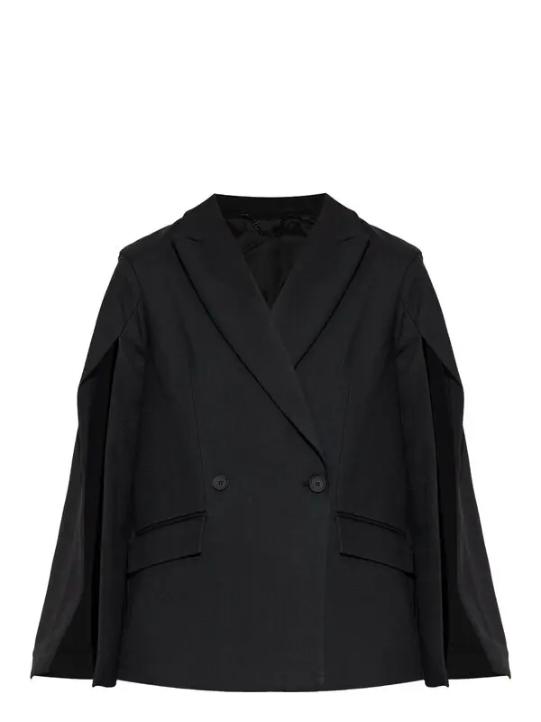 ALLSAINTS Luna Cape Blazer - Black