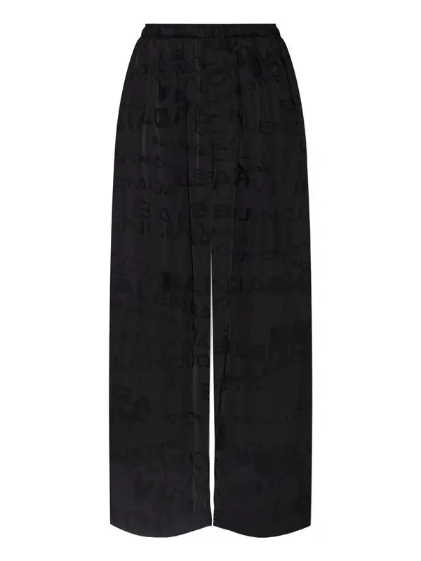 Balenciaga Logo Trousers - Black