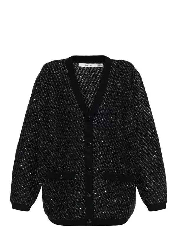 GESTUZ Gzcosma Cardigan - Black