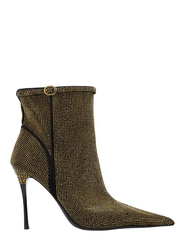 Kurt Geiger Mayfair Heeled Ankle Boots - Gold