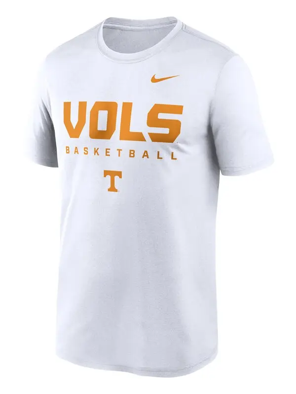 Nike Tennessee Courtside Basketball Legend Dri-fit College T-shirt - White