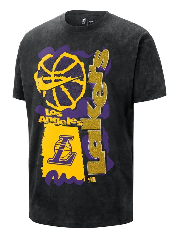 Nike Los Angeles Lakers Courtside Nba Max90 T-shirt - Black