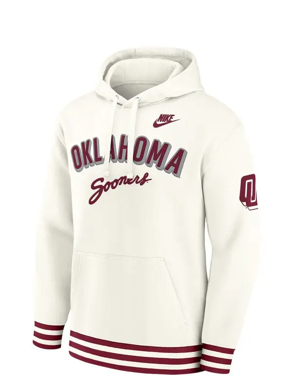 Nike Oklahoma Legacy Retro College Pullover Hoodie - Brown
