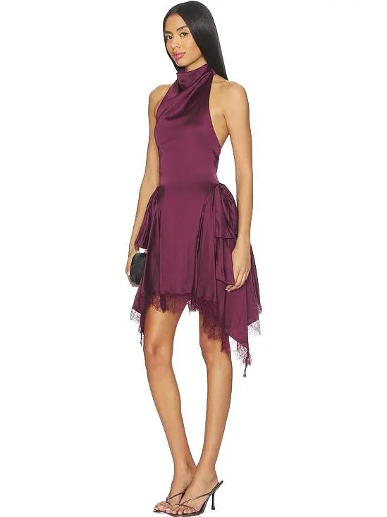 Majorelle Dolores Mini Dress - Wine