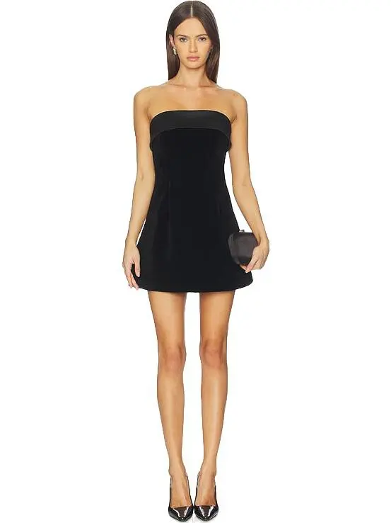 MORE TO COME X Emma Leger Vivika Mini Dress - Black