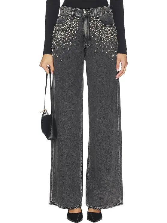 Rag & Bone Featherweight Sofie High-rise Wide Leg Jeans - Angelique Jewel