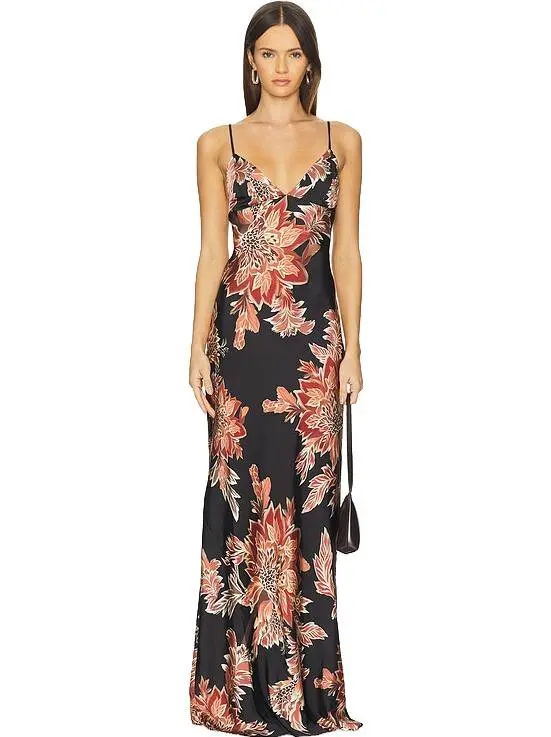 Hemant & Nandita Maxi Dress - Black