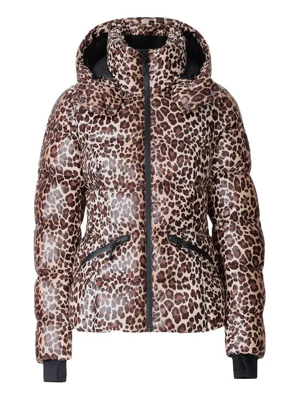 Mackage Cheryl-a Animal Print Ski Jacket - Cheetah