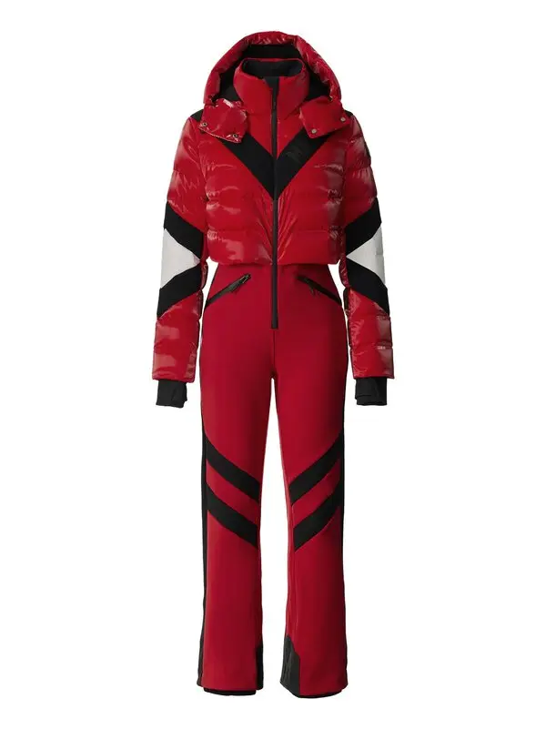 Mackage Satory-glo High-gloss Down Ski Suit - Red