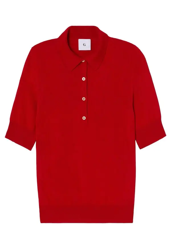 GWYN Avery Polo - Bright Red