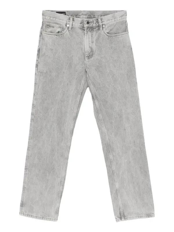 Emporio Armani Straight-leg Trousers - Grey