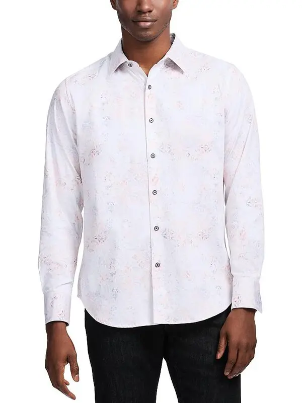 Robert Graham Addington Cotton Blend Button Down Shirt - Multi