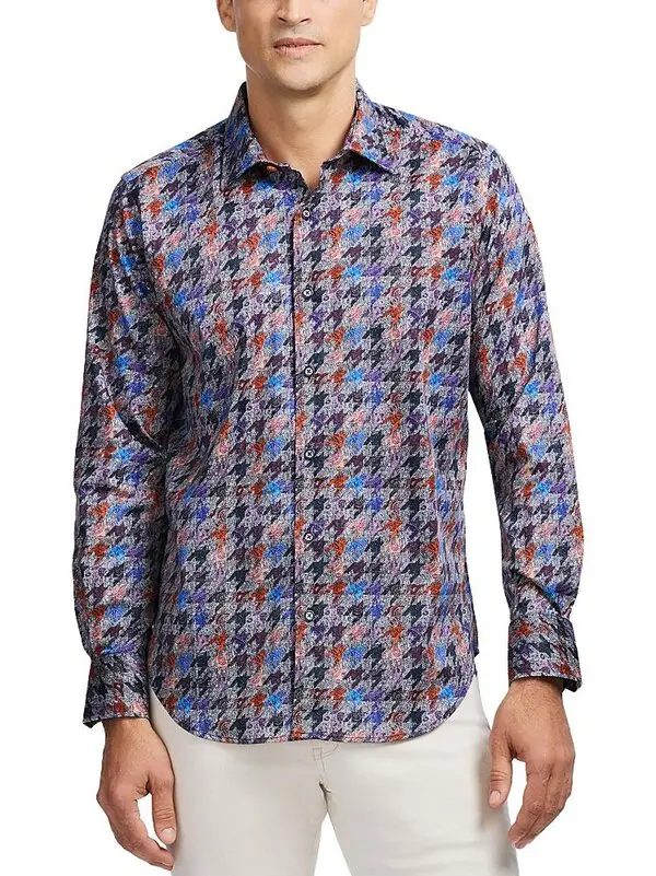 Robert Graham Darcy Cotton Blend Button Down Shirt - Multi