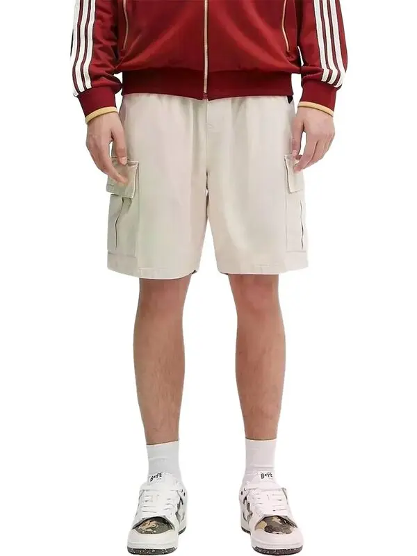Barbour Cargo Pocket Drawstring Shorts - White