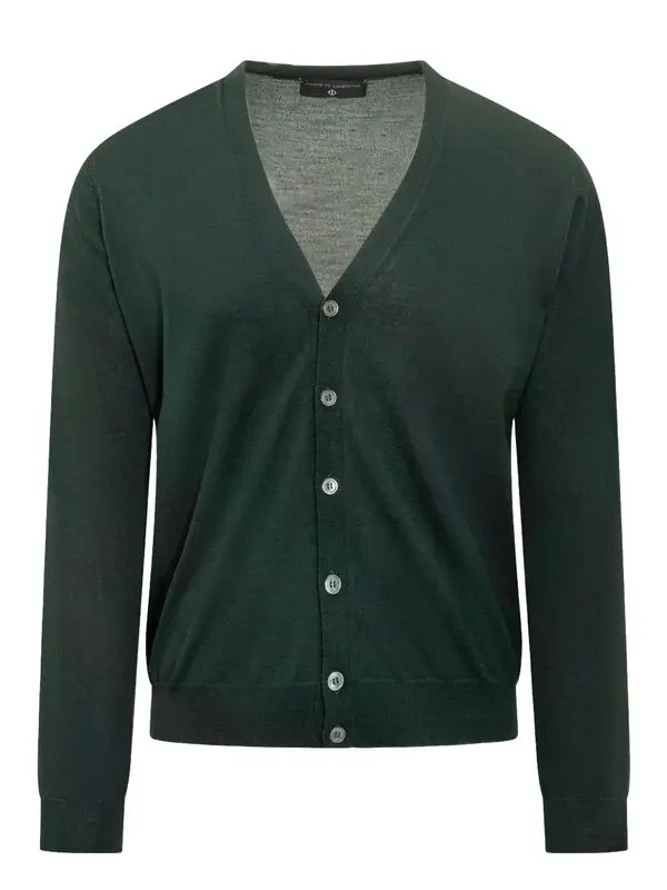 FILIPPO DE LAURENTIIS Buttoned Cardigan - Green