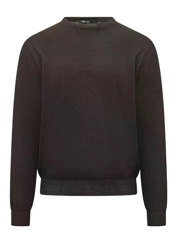FILIPPO DE LAURENTIIS Crew-neck Sweater - Brown