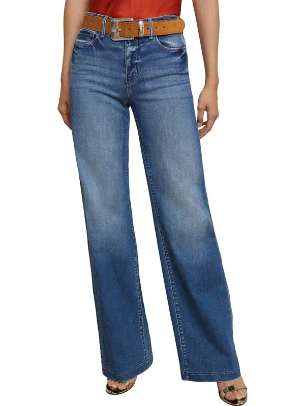 L'Agence Clayton High-waist Wide-leg Jeans - Hampton
