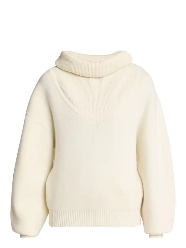 Jacquemus La Maille Pallone Turtleneck Sweater - Off-white