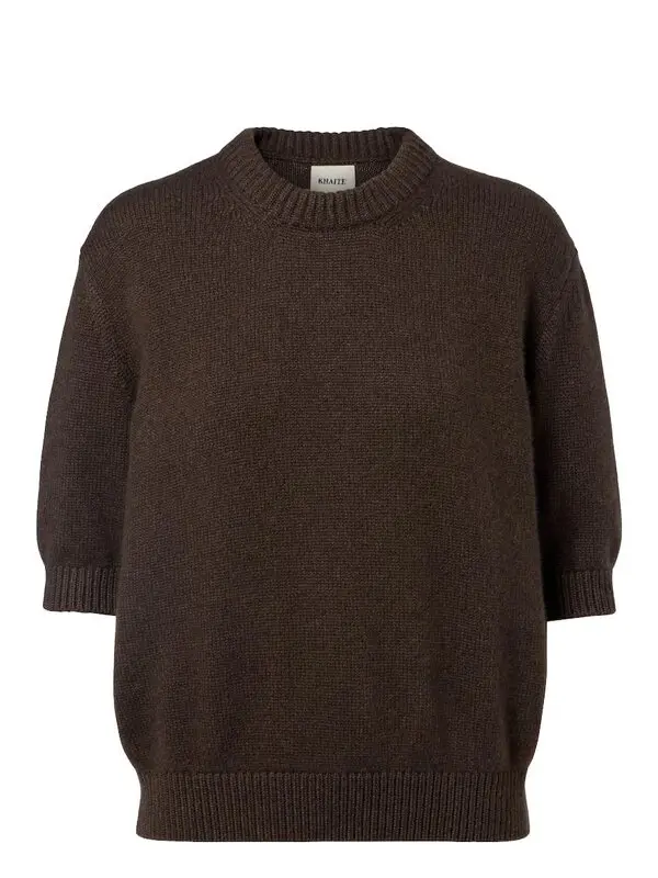 Khaite Davin Cashmere Sweater - Brown