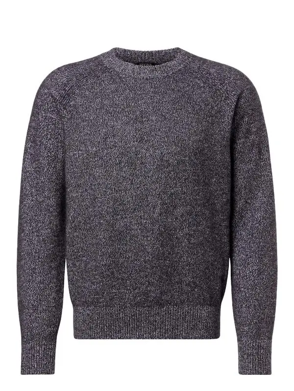Zegna Cashmere V-neck Sweater - Grey