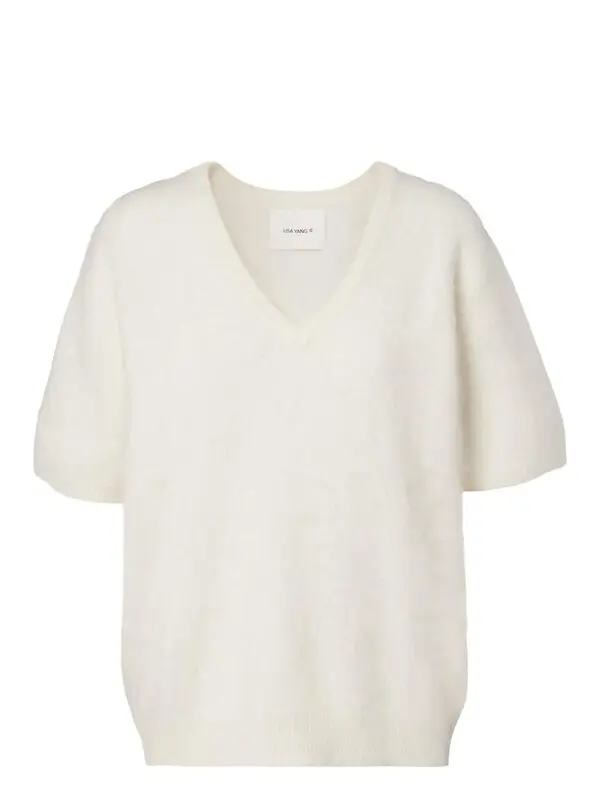 LISA YANG Lovisa Cashmere Sweater - White