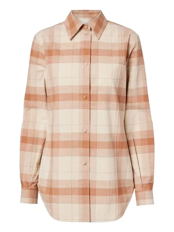 Calvin Klein Scarlett Cotton Shirt - Beige
