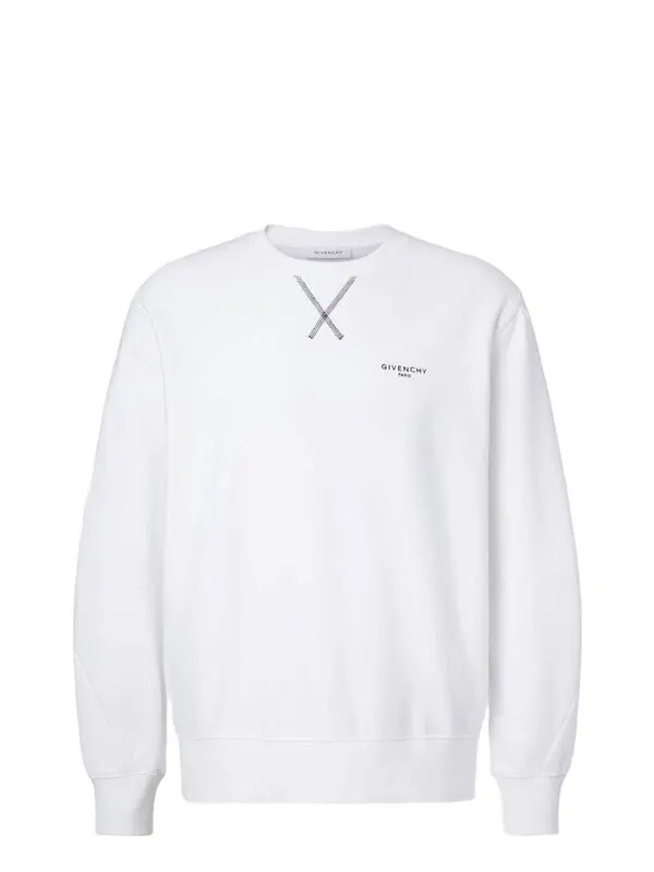 Givenchy Logo Cotton Jersey Sweatshirt - White