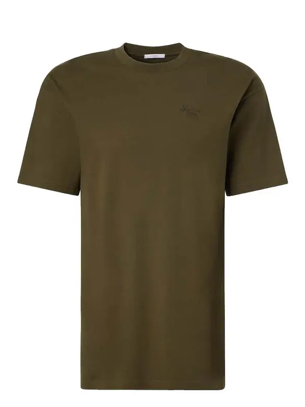 Givenchy Logo Cotton Jersey T-shirt - Green
