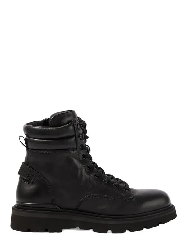 Bogner Seoul Leather Lace-up Boots - Black