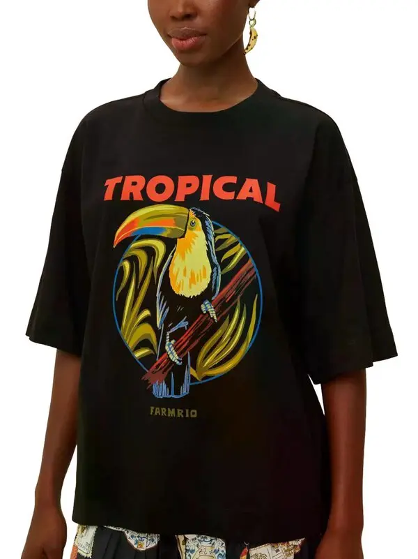 Farm Rio Graphic T-shirt - Black