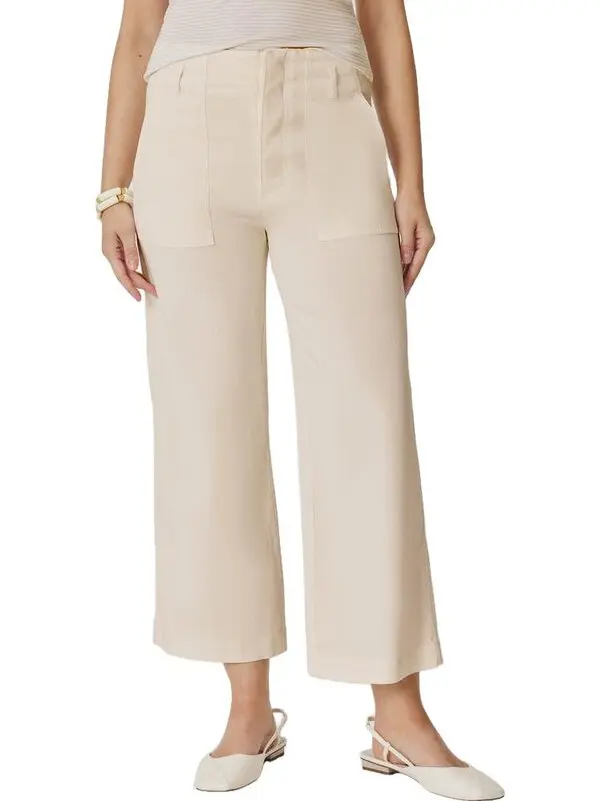 Splendid Chloe Crop Ankle Pants - Antique Pearl Ivory