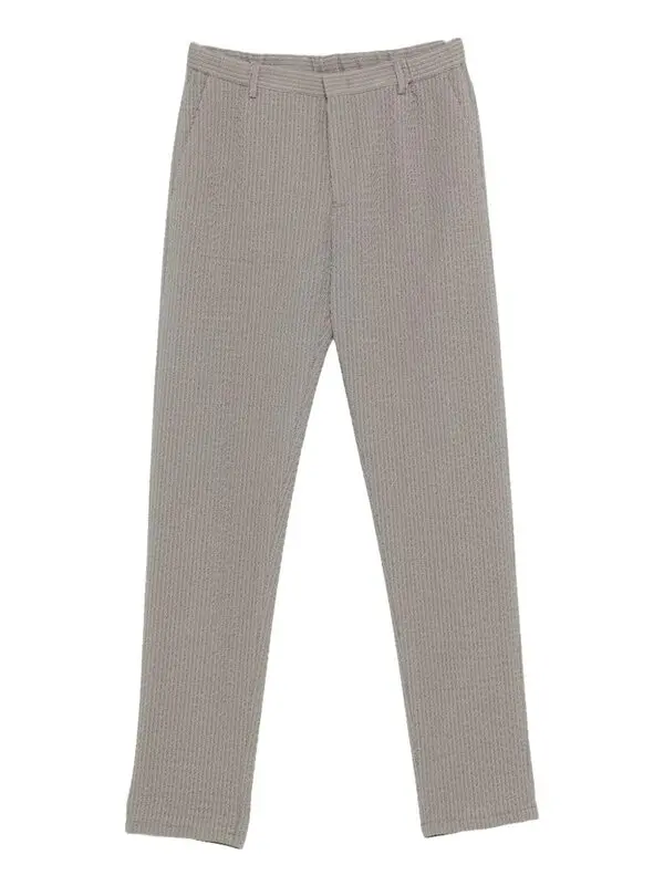 Emporio Armani Wool Trousers - Grey