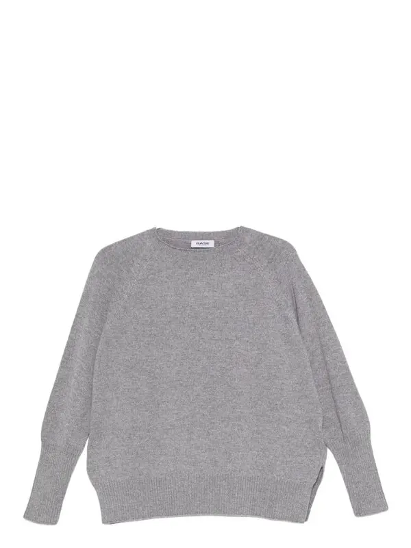 BASE Wool Crewneck Sweater - Grey