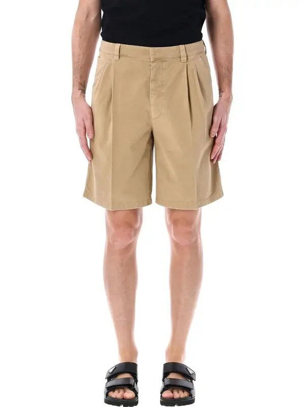 Prada Cotton Bermudas - Beige