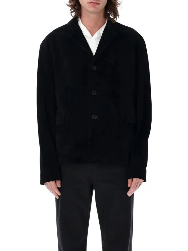 Prada Suede Calfskin Jacket - Black