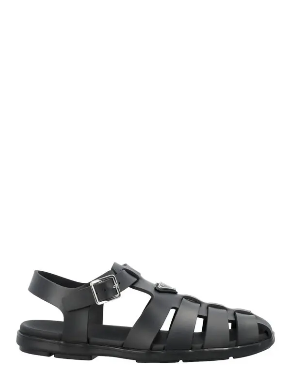 Prada Rubber Sandals - Black