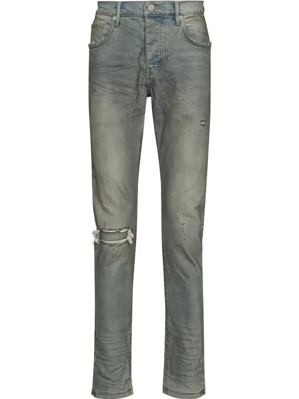 PURPLE BRAND Straight Leg Denim - Blue