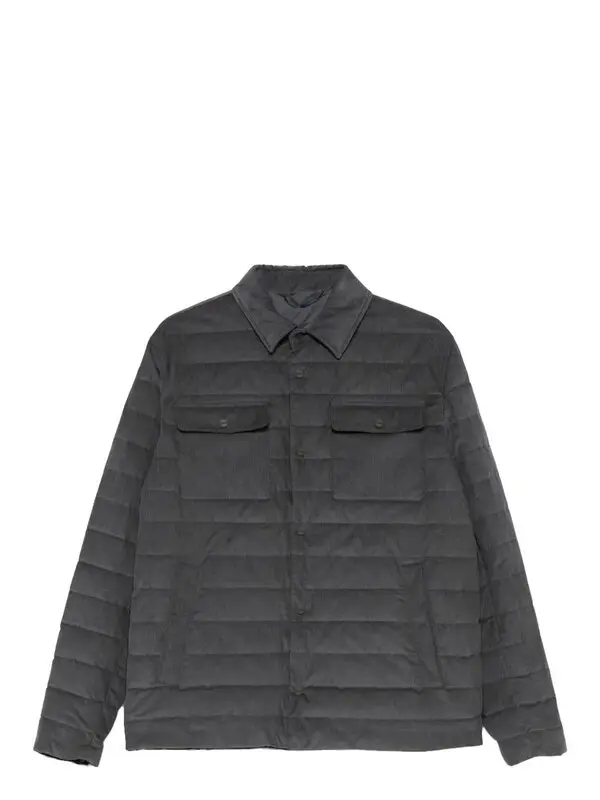 Herno Quilted Down Jacket - Grey