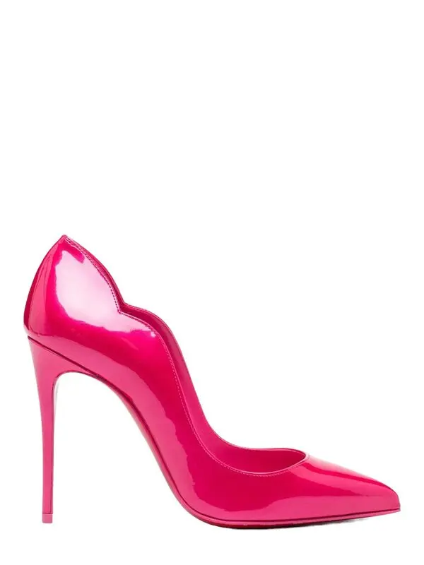 CHRISTIAN LOUBOUTIN Hot Chick Patent Leather Pumps - Purple